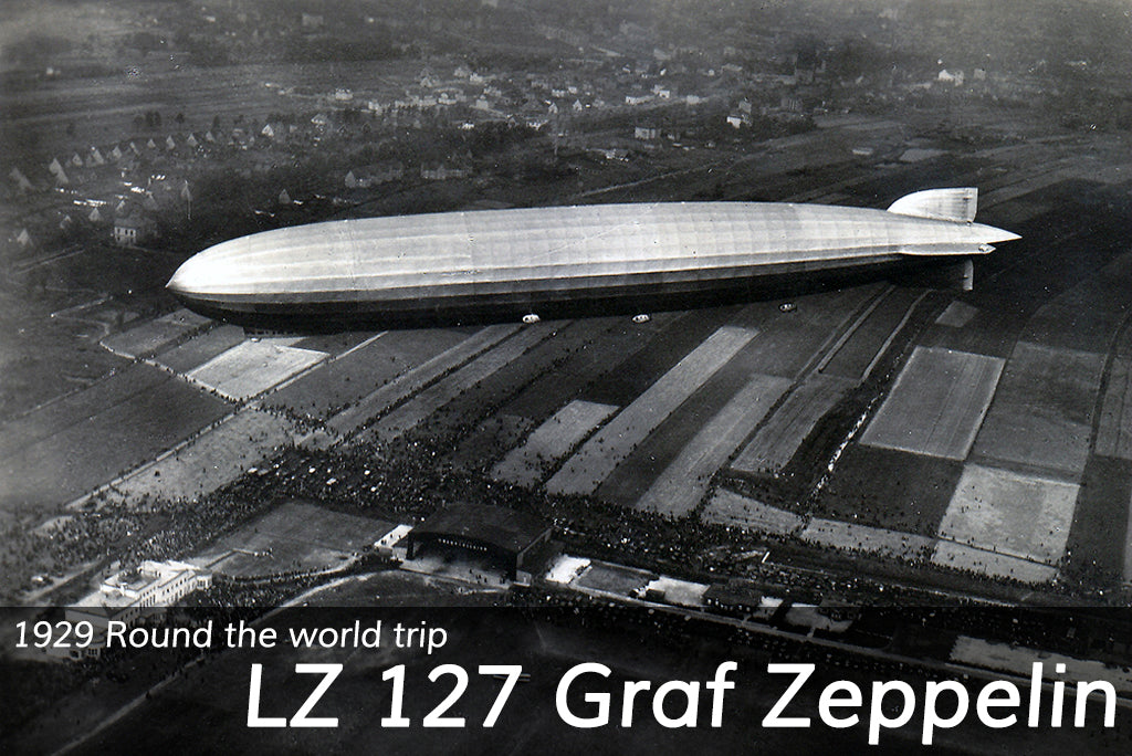 Round the world flight - LZ 127 Graf Zeppelin Airship Story – Strato Studio